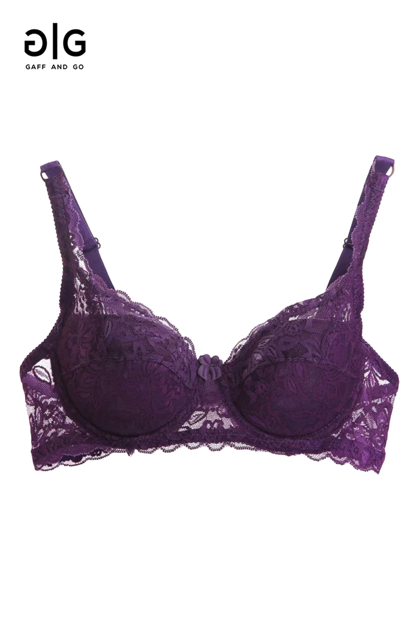 Purple Lace Bra – Elegant & Supportive Fit | Gaff and Go
