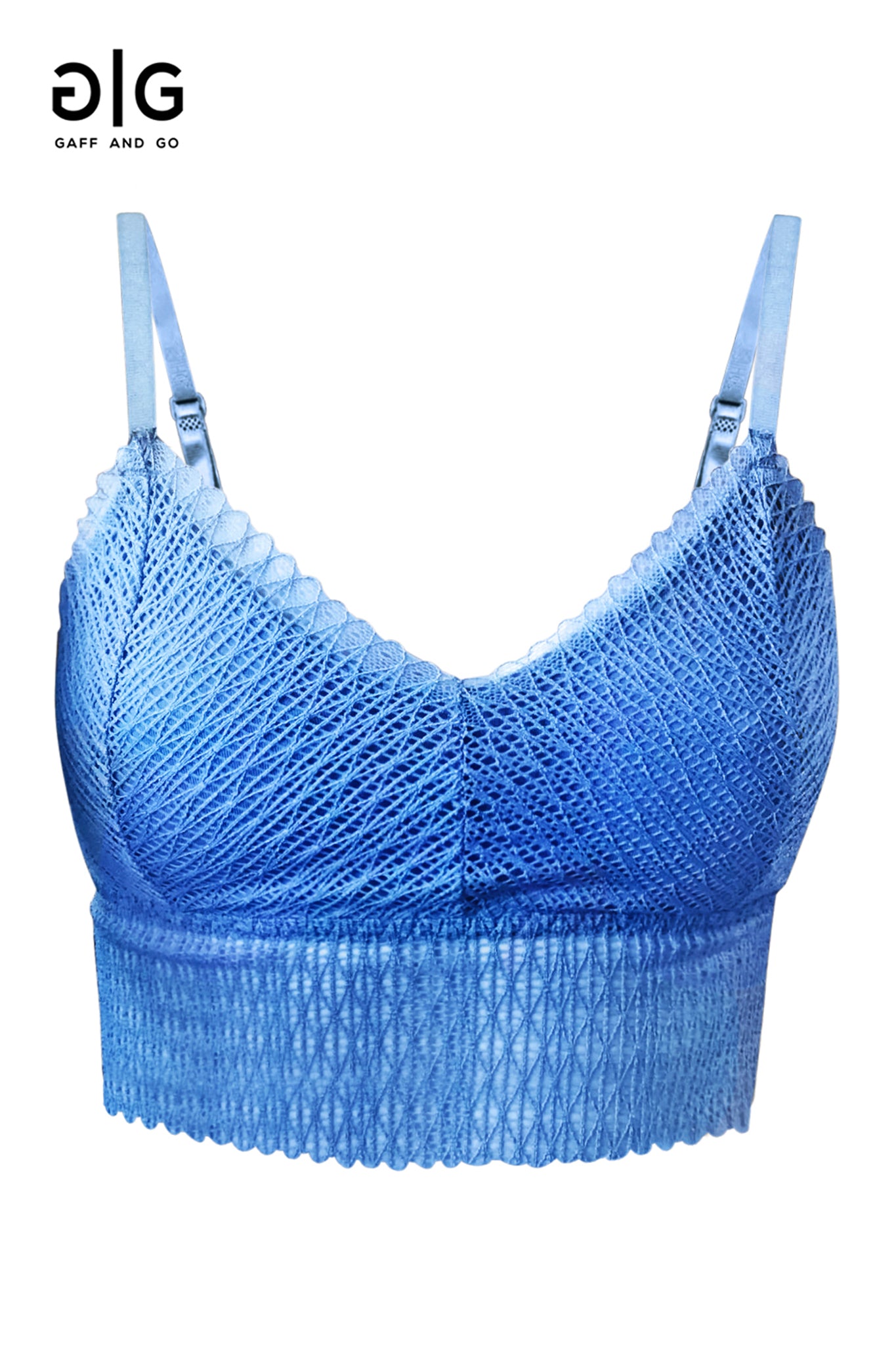 Line Bralette - Blue – GAFF AND GO